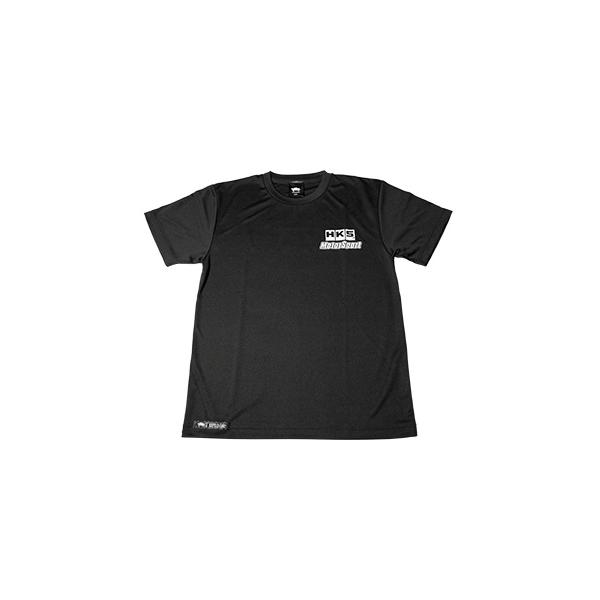 HKS PREMIUM GOODS■品名:HKS MOTOR SPORT T-shirt■色:黒■サイズ:L■定価(税抜):￥3,900■品番:51007-AK247■伝統のHKS Motor Sportロゴをあしらいました。■Tシャツは速...