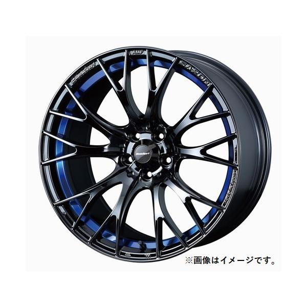 WEDSSPORT SA20R◇商品情報■定価(税抜)：￥54,500■品番：72742■色：BLCII（ブルーライトクロームツー）■サイズ：18X8.5J■インセット：35■孔数：5■PCD : 114.3■ディスクハブ径 : φ73●こ...