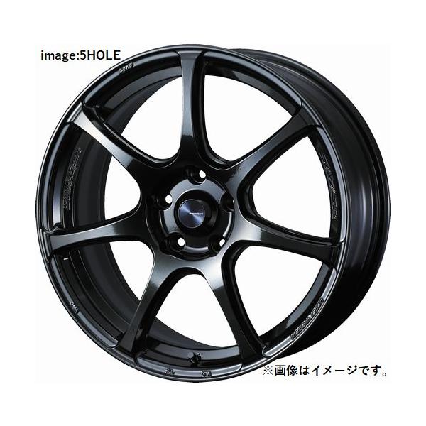 WEDSSPORT SA75R◇商品情報■定価(税抜)：￥36,000■品番：74020■色：HBCII（ハイパーブラッククリアツー）■サイズ：17X6.5J■インセット：42■孔数：4■PCD : 100■ディスクハブ径 : φ65●この...
