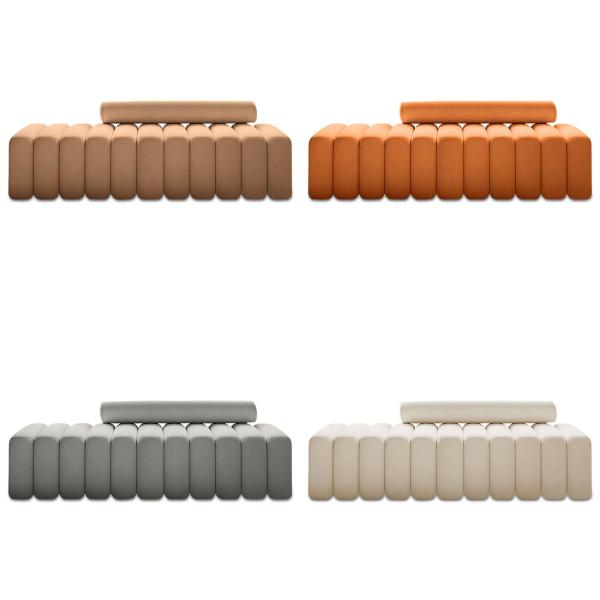 [ブランド]VEROMAN[素材]ホワイト＆グレーの生地：ラムボアオレンジ＆ブラウンの生地：フランネル中身：高密度ウレタン[サイズ]縦160cm 横50cm 高さ38cm[カラー]ホワイトオレンジグレーブラウン[特徴]・ボリューム感たっぷり...