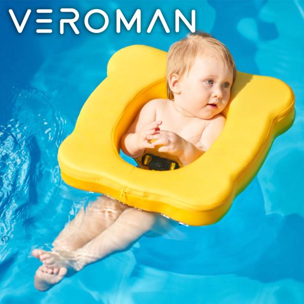 [ブランド]VEROMAN[セット内容]子供用浮き輪 1点[素材]PVC[サイズ]約47cmx49cmx12cm[カラー]・イエロー[特徴]・安全設計：首をしっかり支えるデザインで、赤ちゃんの安全を確保。 ・可愛いデザイン：スペースの形と明...
