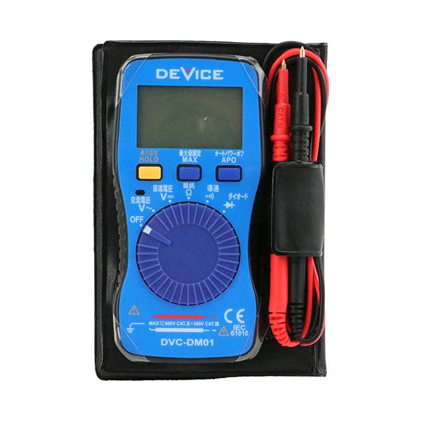 機能・特徴電圧(直流、交流)、抵抗、導通チェック、ダイオードチェックなど多機能です。小型軽量で、手帳型ケース付きのためテストリードの収納も可能です。オートパワーオフ機能(15分、解除も可能)、データホールド機能、最大値固定機能があります。金...