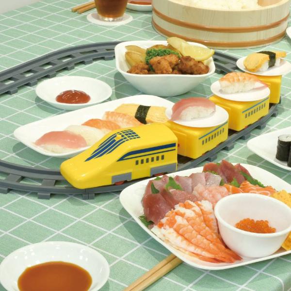 【発売日：2026年01月06日】我が家の回転寿司トレイン　LD0345おすすめポイント・手作りやテイクアウトの寿司を自宅で回転寿司のように楽しめる・お寿司以外の食材を乗せても楽しめる・電車が運んでくれるから子供も大喜び・電池式だから屋外で...