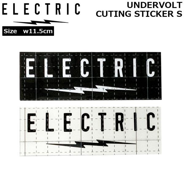●BRAND : ELECTRIC(エレクトリック)●品番 : E24MA11●品名 : UNDERVOLT CUTING STICKER Sカッティング ステッカー●サイズ : w11.5cm●カラー : BLACK・WHITEエレクトリ...