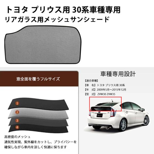 【発売日：2026年05月16日】【適合車種】【車　名】トヨタ プリウス用 30系【年　式】2009年5月〜2015年12月 【型　式】 ZVW30 ZVW35簡単に小さく折りたためる形状記憶目隠し効果もある、車内のプライバシーを向上します...