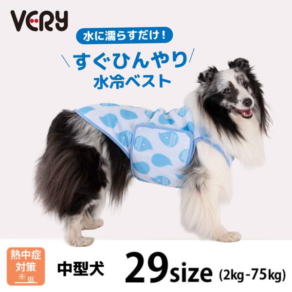 水に濡らして着せるだけで、すぐひんやり。軽く通気性の良い水冷ベストです。