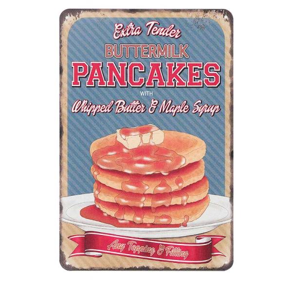 こちらは当店で通常ご紹介しております看板よりも小さめのサイズになります★こちらはサイズが約２０×３０センチのブリキの看板です(^^★錆びているように見えますが実際には錆びておりませんのでお部屋を汚すことなく使っていただけます★詳しくは商品説...