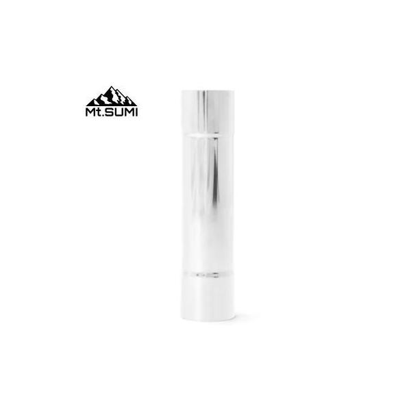 薪ストーブ用煙突、交換用・継ぎ足しにお求め下さい。薪ストーブ マイクロの炉内に収納できる専用サイズの煙突です(※マイクロの収納バッグの中には現行のΦ58mm煙突(長さ32.5cm)も収納可能です)。先端の両側に接続用の膨らみがあるメス＆メス...