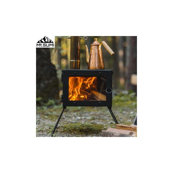 コンパクトで持ち運びやすく焚き火台とグリルの機能を兼ね備えた二次燃焼薪ストーブ。煙突やアクセサリーも全て炉内に収納できるため荷物をすっきりまとめられ持ち運びや保管も簡単。オールシーズン活躍し初めて薪ストーブを使う方にも安心しておすすめできる...