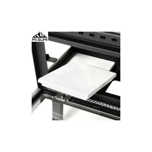 薪ストーブ MIDORAシリーズ専用の耐火煉瓦。セラミックファイバーという新素材を採用し軽量かつ機能性を向上。また強度も向上し炉内の蓄熱性もさらに高まる効果があります。■サイズW14×D16×H2cm■重量約185g■材質:セラミックファイ...