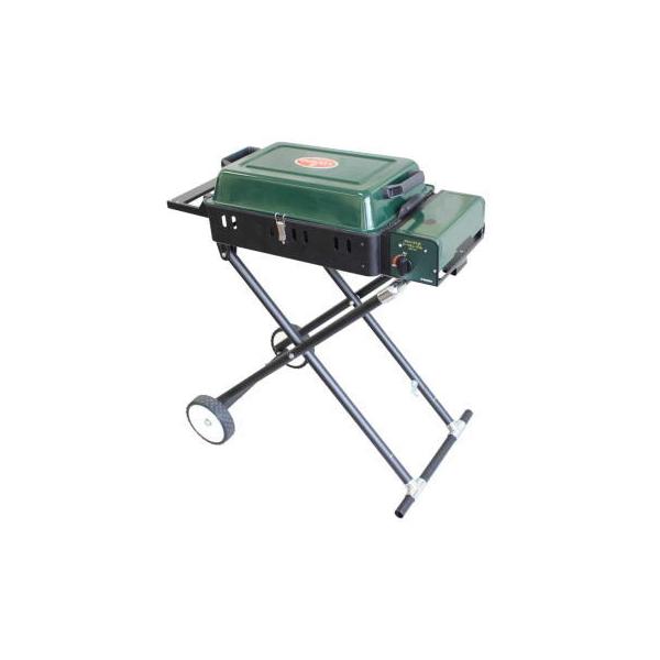 カセットボンベ式のBBQグリルの決定版！手軽なカセットボンベのガス式だから炭が不要で後片づけも楽々！手間の多いバーベキューを即スタート、即撤収を可能にしました。組立てや折りたたみが簡単にできタイヤ付きで持ち運びも便利です。調理に必要な食材や...