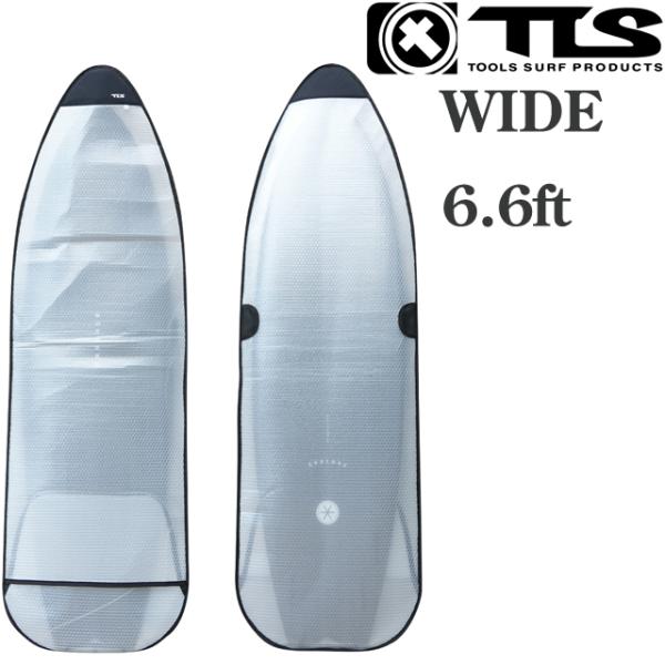 TLS AIR BUBBLE CASE WIDE 6.6ft インナーケースワイドボード用 : 〜6'6（約2120×600ｍｍ）・ベンチレーションシステム仕様（通気孔口を設置）・2層のエアーパッキン構造によりサーフボードを守る・「硬め・厚...
