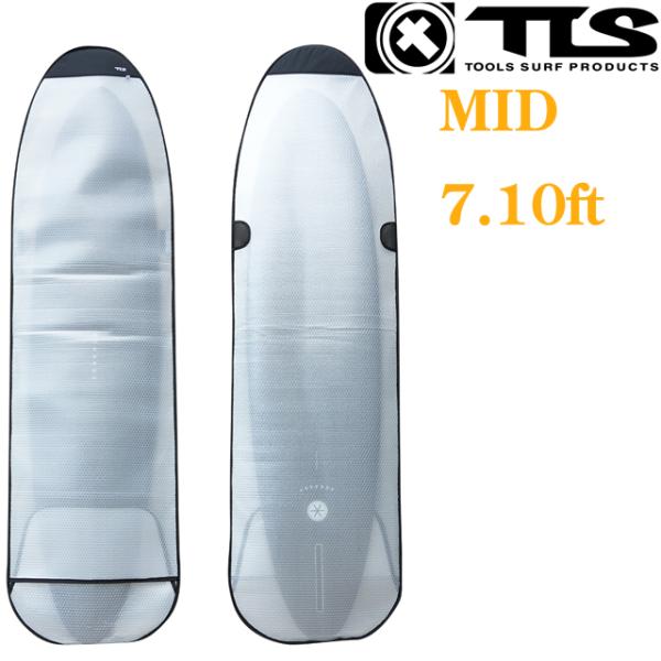 TLS AIR BUBBLE CASE MID 7.10ft インナーケースミッドレングス用 : 〜7'10（約2490×650ｍｍ）・ベンチレーションシステム仕様（通気孔口を設置）・2層のエアーパッキン構造によりサーフボードを守る・「硬め...