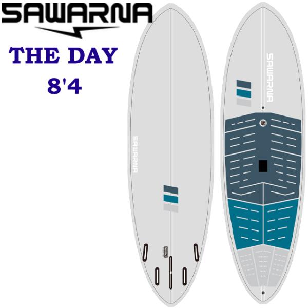 THE DAY　8'4”LENGTH : 8'4 / 254cmWIDTH : 28" / 71.1cmTHICKNESS : 4" / 10.1cmVOLUME : 108ltWEIGHT : 8.2kg