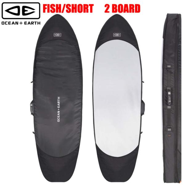 【O&amp;E FISH/SHORT TRAVEL COVER】ショートボードを気軽に、そして安全に持ち運べるハードケース2枚収納可能適合するサーフボードの幅：22.5inch（57cm）■ COR-X（コアエックス）BARRY SERI...