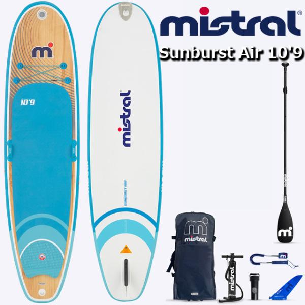 ミストラルのファミリー＆ファンライン、サンバースト エアーより、超幅広で安定性の高いボードが新登場です。最新のインフレータブル技術、WDT-15,000 により、剛性が高く、軽量なボードに仕上がっています。センターハンドルをサイドに移動し、...