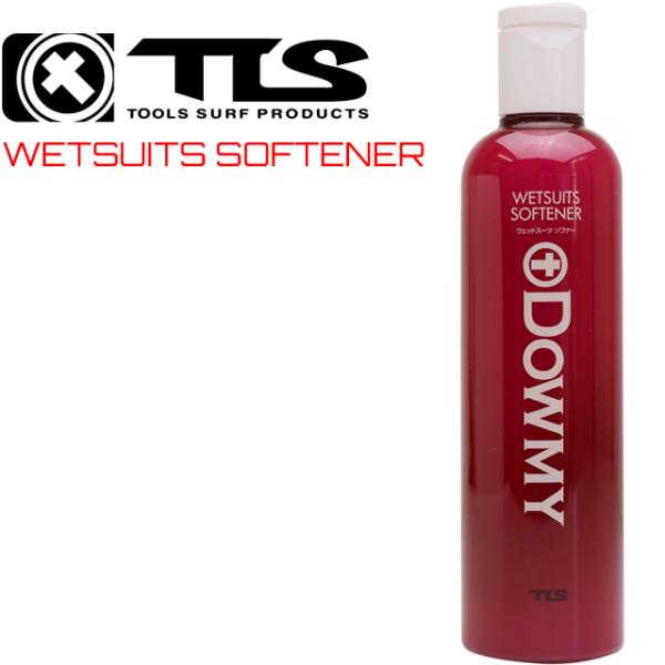 【TLS DOWMY WETSUITS SOFTENER｜ウェットソフナー ダウミー】・ウェットスーツに優しい成分・ウェット生地の劣化を防ぐ・肌にも優しい成分設計・定期的なメンテナンスに最適内容量：250ml
