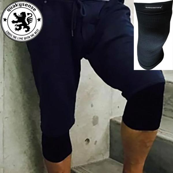 「関節や筋肉をサポート」関節の動きを妨げることなくジャストフィットします。本格的なフリースタイルやレクレーションにおすすめです。普段の生活にも、スポーツの時にも！【COLOR】BLACK（ブラック）【SIZE】M SIZE：ひざまわり28c...