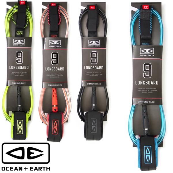 世界中で絶大な支持をされているOSEAN＆EARTHのリーシュコード！■WAVE SIZE : 6ft (1.8m)■CORD DIA : 9/32" (7mm)■STRAP : 50mm-2x Padded