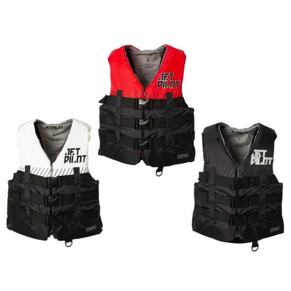 USコーストガード認定タイプIII JCI予備検査合格実績型最もベーシックで軽量なナイロンベストは、ゲスト用やコスパ重視ならこのモデルをオススメします。Dリングとホイッスル付き