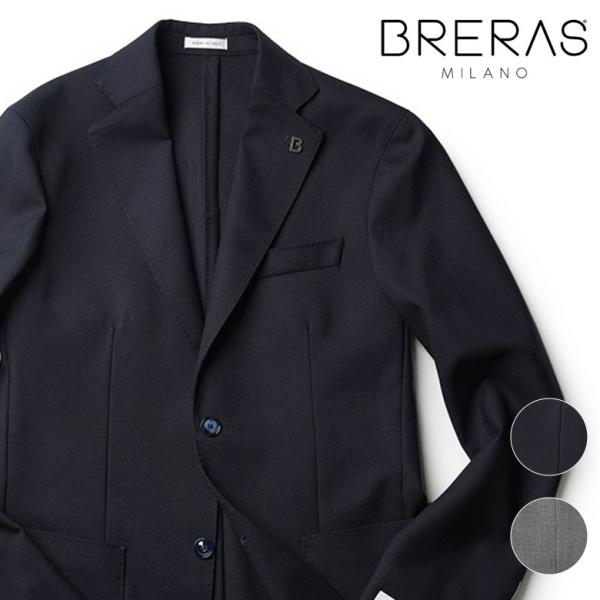 【ブランド】BRERAS / ブレラス【モデル品番】VENEZIA【生地品番】A3C【素材】表地：バージンウール100%裏地：ヴィスコース100%【説明】世界中で最もジャケットに採用されている生地と言っても過言ではないウールのホップサック。...