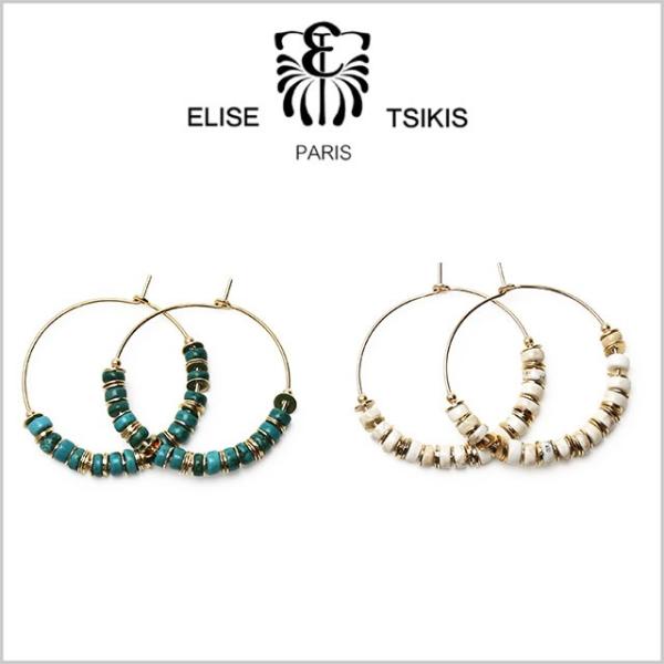 【BRAND】ELISE TSIKIS / エリーゼティキス【COLOR】TURQUOISECRAIE【MATERIAL】VERMEIL + MAGNESITE【MODEL】ELLAS【ELISE TSIKIS / エリーゼティキス】繊細な...