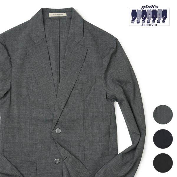 【Brand】giab's ARCHIVIO / ジャブスアルキヴィオ【Model】STROZZI【Material】ポリエステル55%、ウール43%、エラスタン2%【Description】ジャブスの春夏定番素材”テクノウール”は、夏でも...