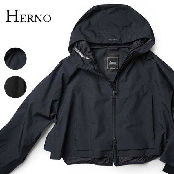 【ブランド】HERNO/ヘルノ【モデル品番】GI00078DL【生地品番】11124【素材】外側の布地：ポリエステル100%合成樹脂ラミネート：ポリテトラフルオロエチレン裏地：ナイロン100%ライニング：ナイロン100%メッシュエッジ：ナイ...