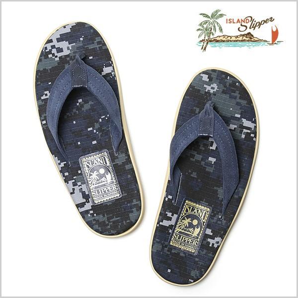 【BRAND】ISLAND SLIPPER / アイランドスリッパ【COLOR】NAVY CAMO(PTF203SL)MARINE CAMO PEANUT(PTF203SL)【MATERIAL】アッパー：本革、その他布ソール：ラバーソール【...