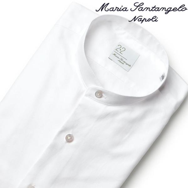 【商品コード】santangelo-u【ブランド】MARIA SANTANGELO / マリアサンタンジェロ【モデル品番】COREANO【生地品番】18-PR04【素材】コットン100%【説明】襟がないのにきちんと感の出るバンドカラーシャツ...