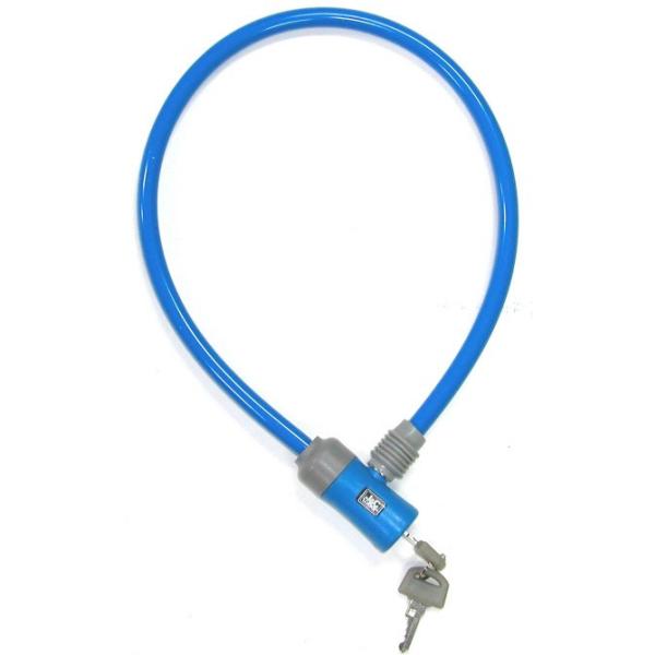 JC-023W シリンダー式ワイヤー錠ポップなカラーの5色展開。鍵：シリンダーキー2本サイズ：φ10mm×600mm※店頭と同時出品しておりますので、売り切れになる場合がございます。※メーカー側の仕様変更等により掲載内容と一部異なる場合がご...