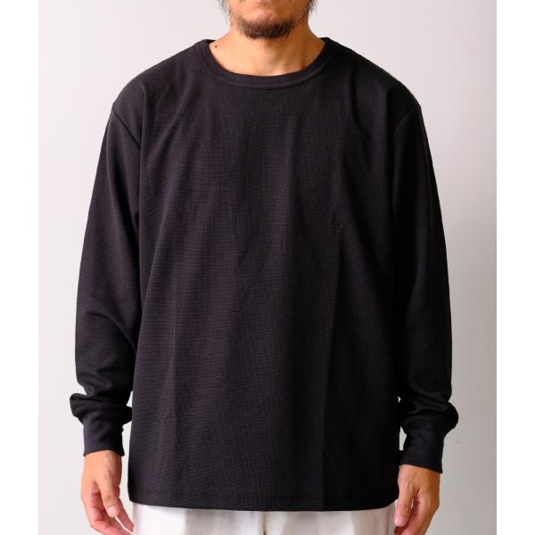 着用モデル：身長170cm 60kg　着用サイズ： M【素材】本体 ポリエステル60% 綿40%リブ部分 綿100%