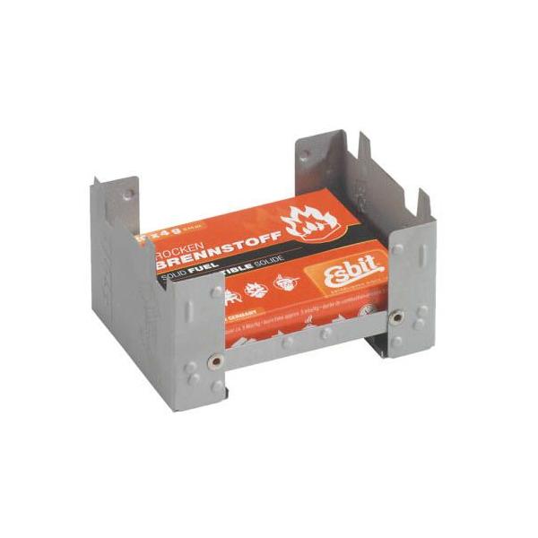 折りたたむことが出来るコンロなのでポケットに簡単にしまえます。キャンプ、登山、災害時のサバイバル用品として最適です。サイズ(収納時):100×77×23mm重量:85g(固形燃料を除く）付属品:固形燃料スタンダード4g×20タブレット付[E...