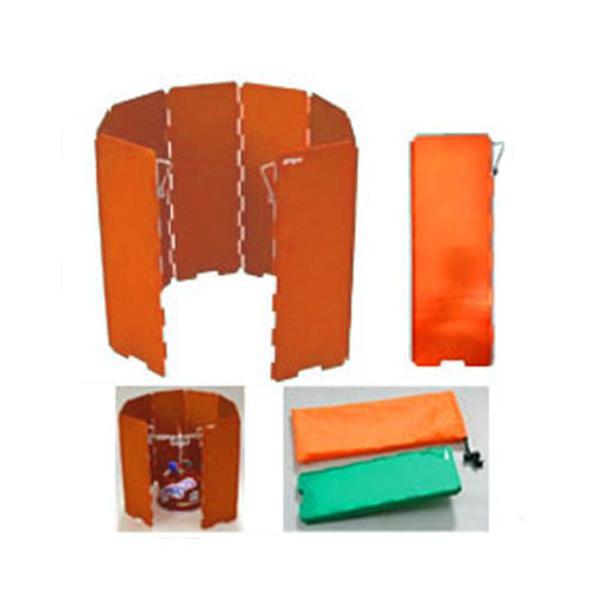 EPIgasカラーのグリーンに塗装された、軽量かつ、シンプルな風防です。直結型のコンロにむいています。サイズ:240H x 84.5Wmm重量:221g素材:アルミニウム付属品:ケース付き