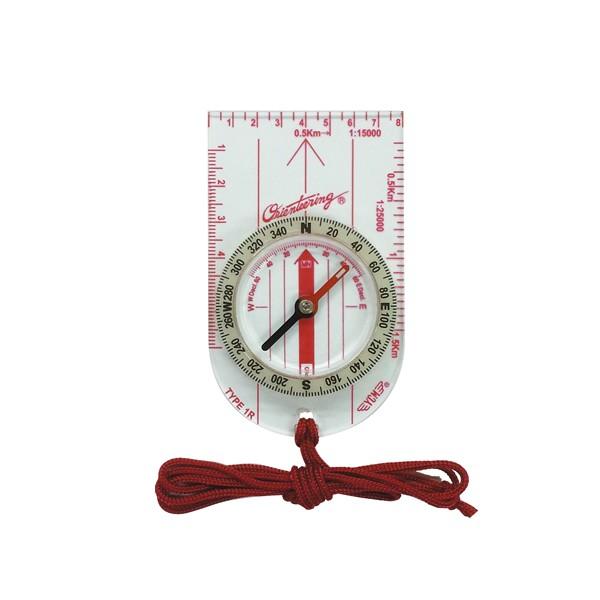 日本製のオイル入りオリエンテーリングコンパス指針とルミリングにはN夜光を使用しております。サイズ：約90×54×10mm重量：約28g材質：アクリル樹脂使用温度：-20℃〜60℃右辺：縮尺1：25,000定規（mm）左辺：定規（mm）上辺：...