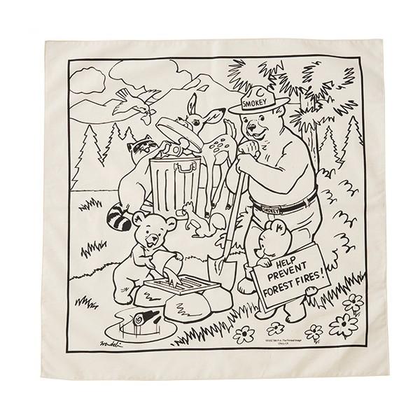 The Printed Image プリンティッドイメージ ネイチャープリントバンダナ スモーキーズヘルパーズはPOPなスモーキーベアをイメージしたデザインがプリントされたコットン100%のバンダナです。プリント内容によりフィールドで役立つ...