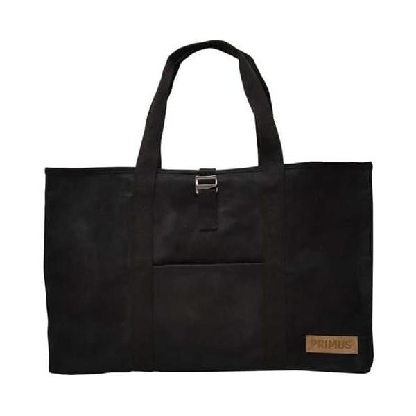 PRIMUSツーバーナーのオンジャの収納バッグとして、またアウトドアギアや薪を詰め込んでギアバッグとしても使うことのできるポリコットン製のトートバッグです。重量 / 440g収納サイズ / 31.0×50.0×15.0cm