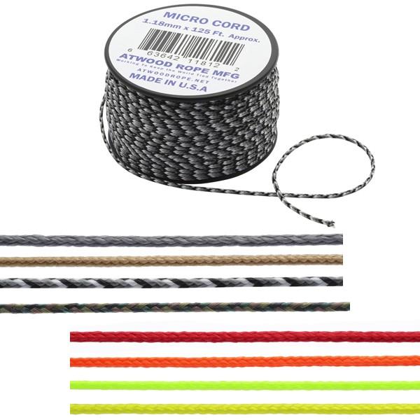 テントのガイラインやファスナータブに使用するとより安全で使いやすくなる細引き。エマージェンシーセットに入れておけば万が一のときに活躍します。太さ：φ1.18mm長さ：38m耐荷重：45kgMADE IN USA