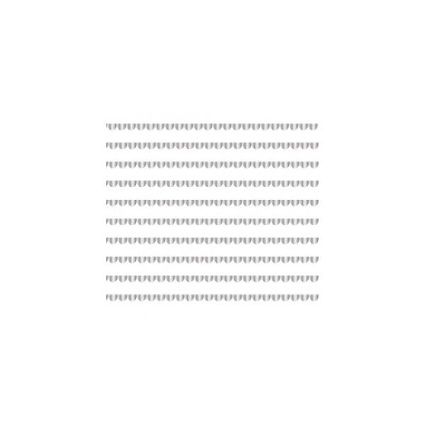 『商品情報』カラー：メタリックシルバー印刷範囲：縦7.3cm×横39.3cm推奨焼成温度：800度柄のサイズ(半円の直径)：約4mm柄のサイズ(たて)：約3mm電子レンジ使用可『商品紹介』波型のようにリズミカルなフォルムがキュートなSCAL...