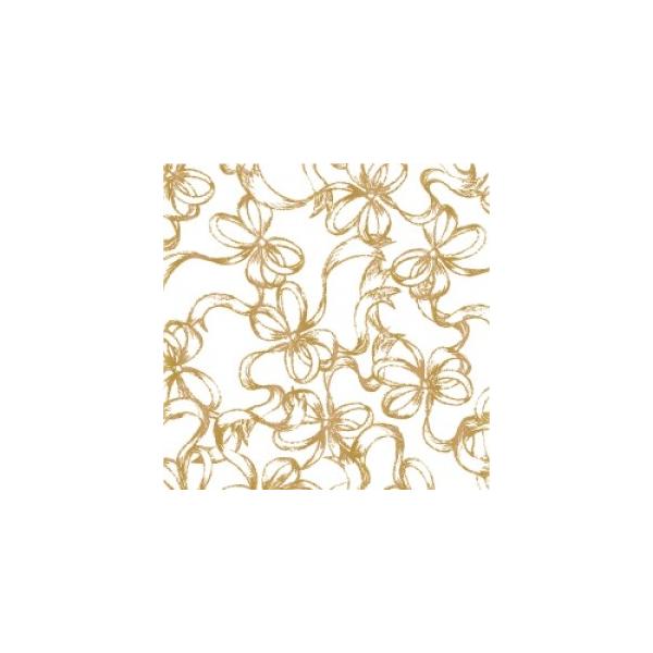 『商品情報』カラー：ゴールド&amp;ホワイト規格：A3印刷範囲：縦26cm×横40cm推奨焼成温度：800度参考：リボン横幅最大約4.3cmリボン縁部分はメタリックゴールドとなります。 電子レンジ可。『商品紹介』ちょっぴりアンティークなタ...