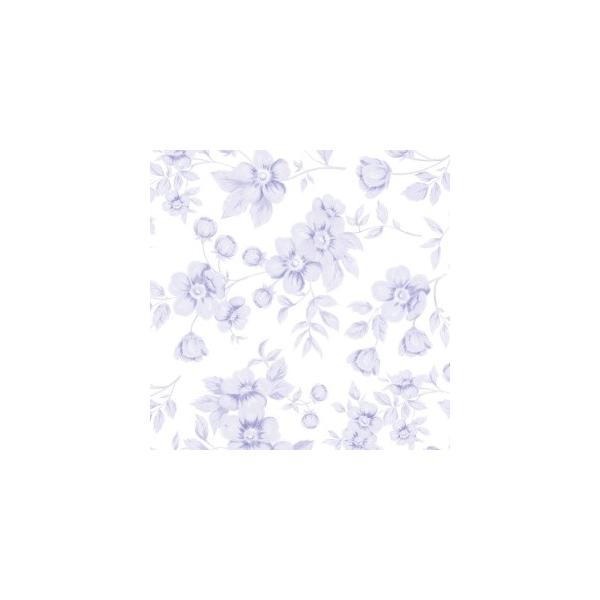 『商品情報』カラー：ブルー規格：A3印刷範囲：縦26cm×横40cm推奨焼成温度：800度お花の大きさ：最大約2cmつぼみの大きさ：最大約0.7cm『商品紹介』清楚なブルーのワントーンで品良く仕上げた、REBECCA転写紙（ブルー）です。淡...