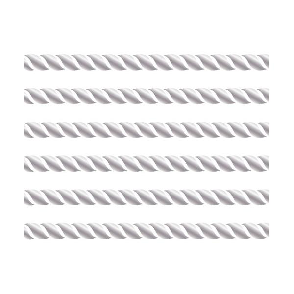 『商品情報』カラー：シルバー（プラチナ）印刷範囲：縦4.5cm×横40cm推奨焼成温度：800度※一枚に6本のラインが入っております。★電子レンジ：可※他の転写紙の上にこの転写紙を重ねての一度焼成はできません。ポーセラーツ 教室、絵付け教室...