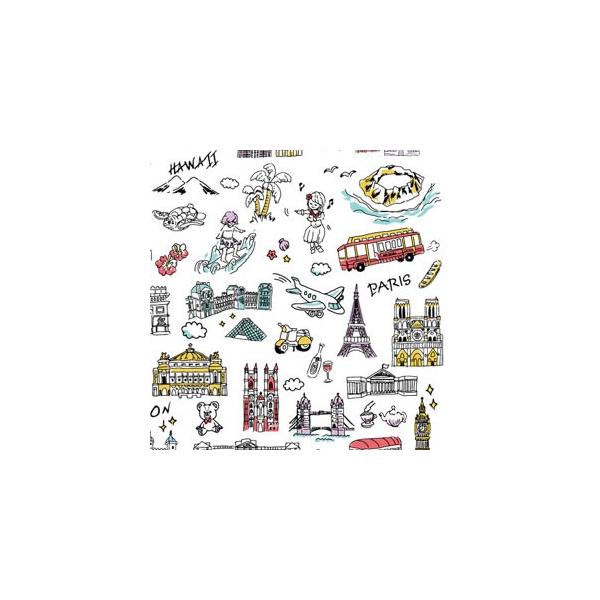 『商品情報』規格：A4印刷範囲：縦18cm×横26cm推奨焼成温度：800度『商品紹介』子どもから大人まで、幅広くお使いいただける転写紙です。子どもっぽくなりすぎないのがポイント。有名観光地のニューヨーク、ハワイ、パリ、ロンドンのランドマー...