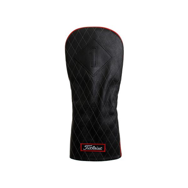 タイトリスト TITLEIST ゴルフ小物 アクセサリー ヘッドカバー 黒 ブラック ヘッドカバー 2022クリスマス ドライバー用 DR 高級 ブランド 上質 持ち運び ギフト 贈り物 プレゼント 大人 本革