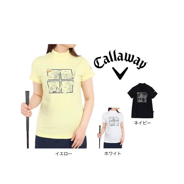 2023年春夏モデル 2023ssmodel キャロウェイ Callaway ヴィクトリアゴルフ ビクトリアゴルフ Victoria Golf ゴルフニット ゴルフウェア トップス 半袖ハイネック Lady's Ladys レディース れで...