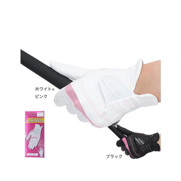 ゼクシオ XXIOヴィクトリアゴルフ ビクトリアゴルフ Victoria Golf ゴルフグローブ 左手用グローブ Lady's Ladys レディース れでぃーす 女性 合成皮革 10847469601 GGG-X022W WH/PK ホ...