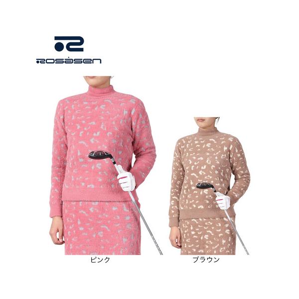 2024年秋冬モデル 2024fwmodel ロサーセン ROSASEN ヴィクトリアゴルフ ビクトリアゴルフ Victoria Golf ゴルフニット ゴルフウェア トップス 長袖セーター Lady's Ladys レディース れでぃーす...