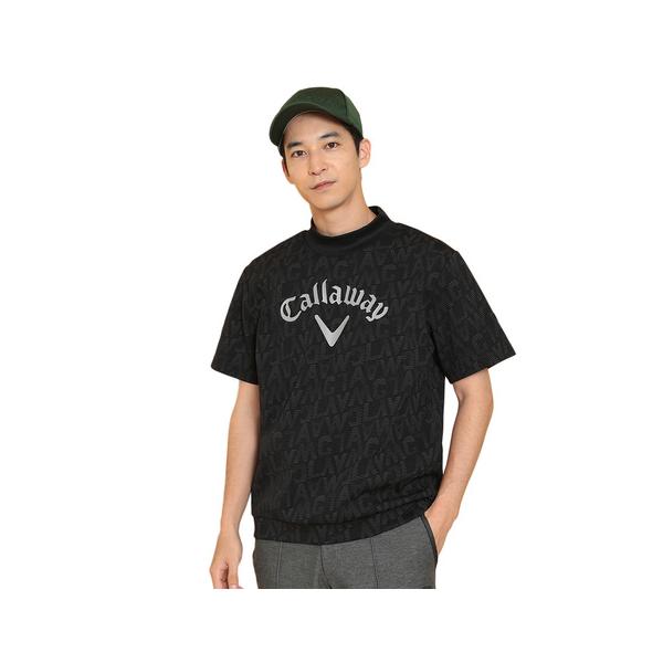 キャロウェイ Callaway ヴィクトリアゴルフ ビクトリアゴルフ Victoria Golf ゴルフニット ゴルフウェア トップス 半袖ハイネック Men's Mens メンズ めんず 男性 モックネック 半袖 メンズウェア ゴルフウェ...