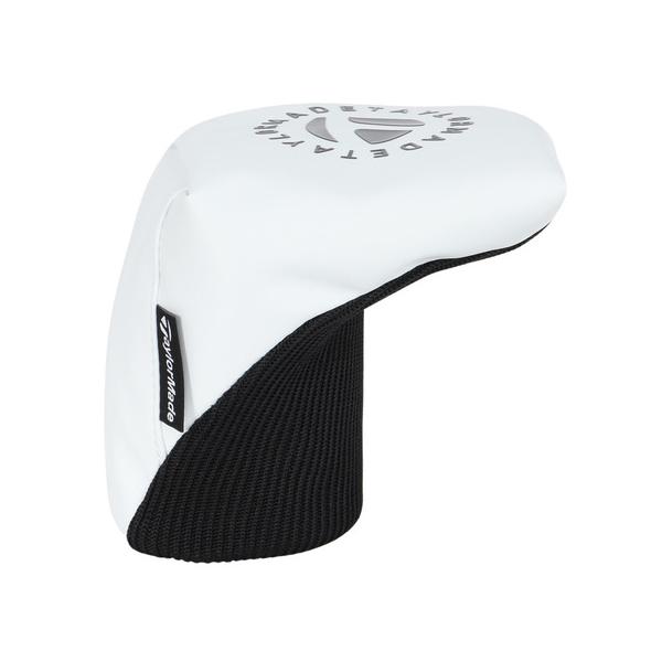 テーラーメイド TaylorMade TAYLOR MADEヴィクトリアゴルフ ビクトリアゴルフ Victoria Golf ゴルフ小物 アクセサリー ヘッドカバー 白 ホワイト カバー パター用 マレット型 保護 移動 持ち運び ギフト ...