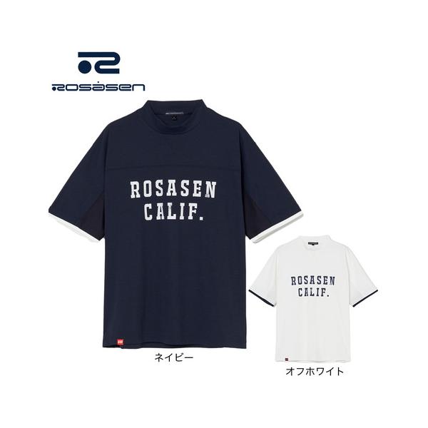 ロサーセン ROSASEN ヴィクトリアゴルフ ビクトリアゴルフ Victoria Golf ゴルフニット ゴルフウェア トップス 半袖ハイネック Men's Mens メンズ めんず 男性 モックネックシャツ モックネック モックネック ...